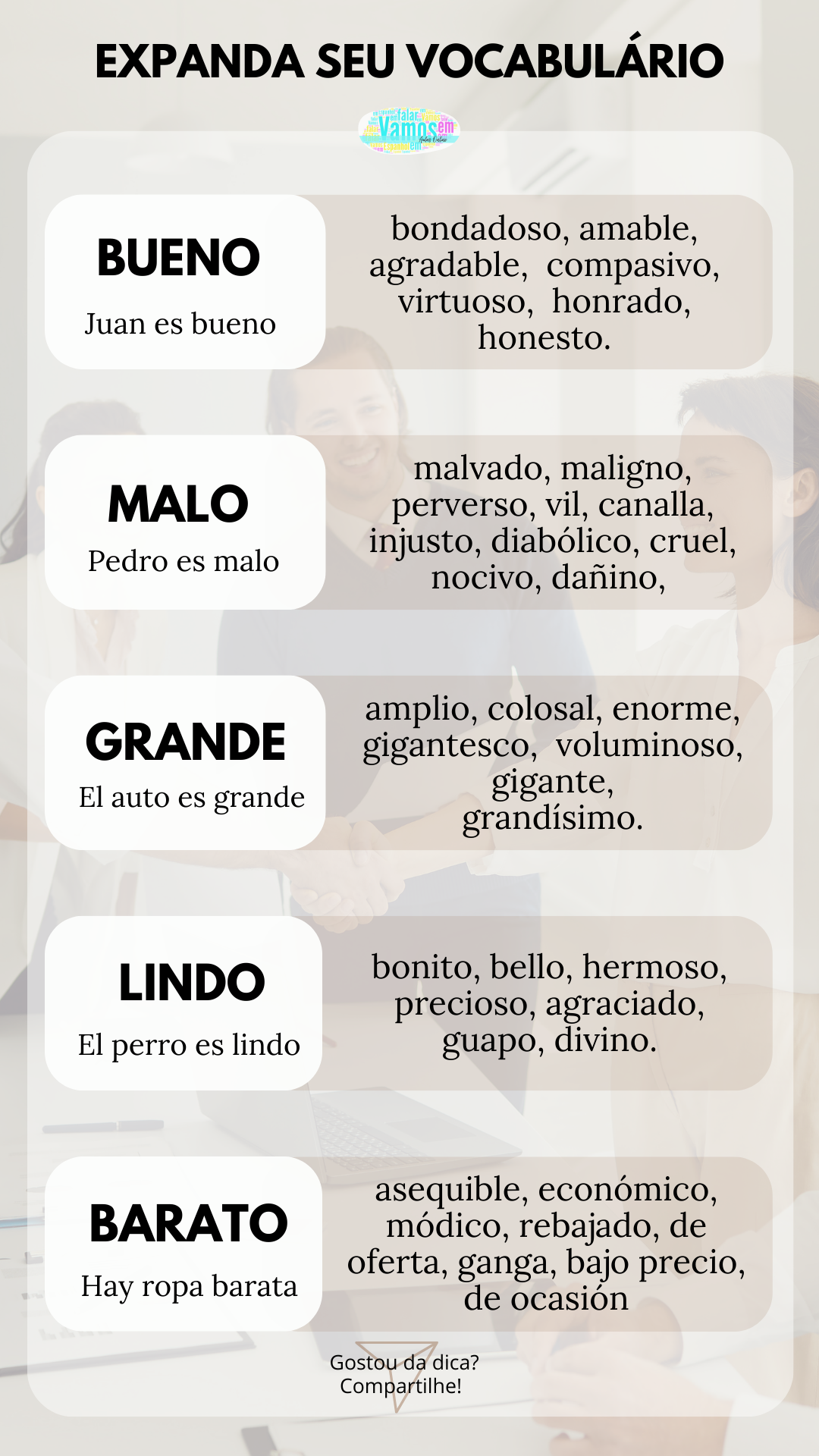 Bueno y malo – Vamos falar em espanhol